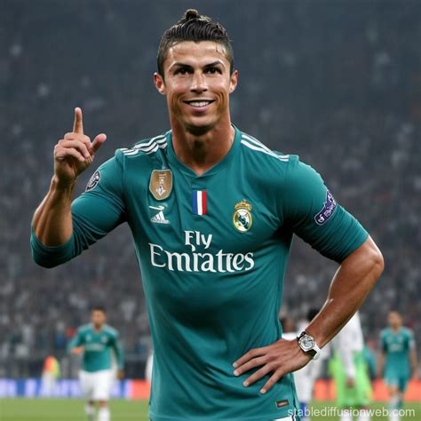Renowned Soccer Player Cristiano Ronaldo Stable Diffusion Online
