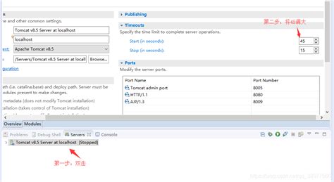 Server Tomcat V85 Server At Localhost Was Unable To Start Within 45 Seconds的问题。 未来是靠自己的 博客园