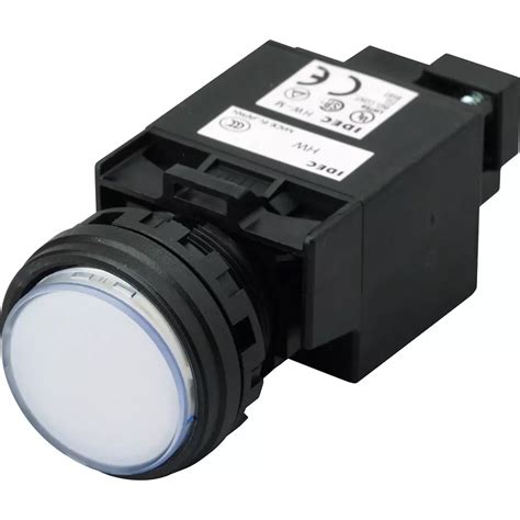 Buy Idec Hw Series Pilot Light With 22 Mm Mounting Hole Dia Hw1p 1m2pw