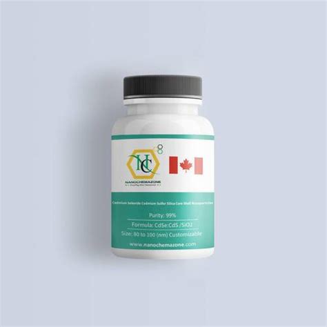 Cadmium Selenide Cadmium Sulphur Silica Core Shell Nano Particles At
