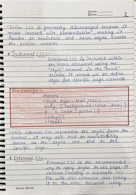 Css Handwritten Notes Topperworld