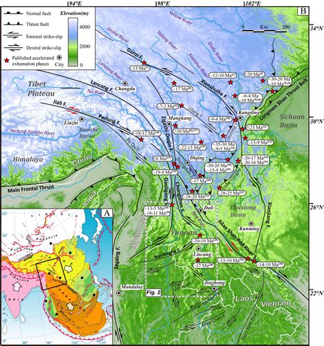 New Constraints On The Late Oligocene‐miocene Thermo‐tectonic Evolution Of The Southeastern