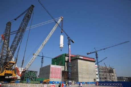 First Vessel Installed In Chinas Htr Pm Unit World Nuclear News