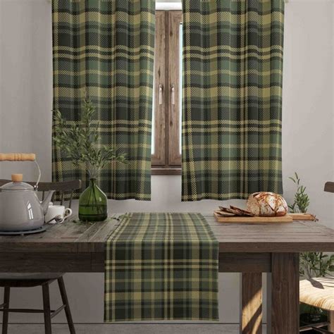 Tartan Plaid Curtains Etsy