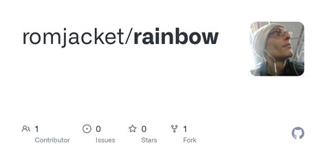 GitHub Romjacket Rainbow