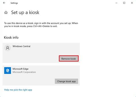 How To Set Up Microsoft Edge Chromium In Kiosk Mode On Windows 10 Windows Central