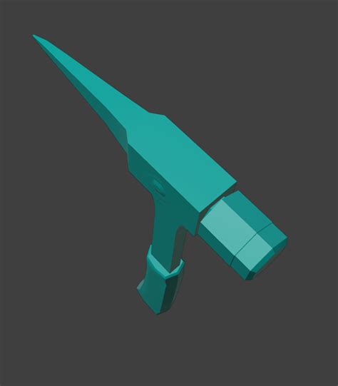 🎨 Rust Prototype Pickaxe 3d Print Stl・ Stl File For 3d Printing・cults