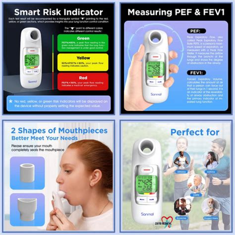 jual digital peak flow meter electric sonmol spirometer digital peak