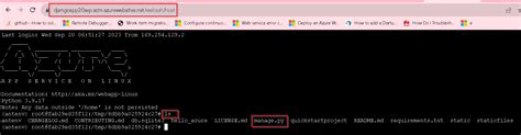 Where Is My Django Project On An Azure Web App Stack Overflow