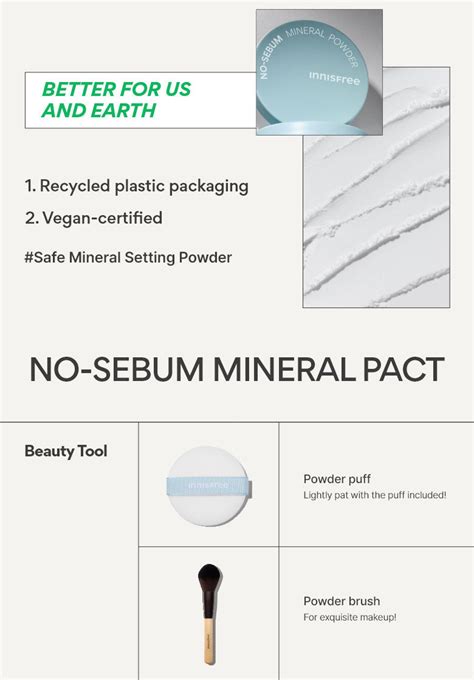 No-Sebum Mineral Pact 8.5g – INNISFREE Singapore
