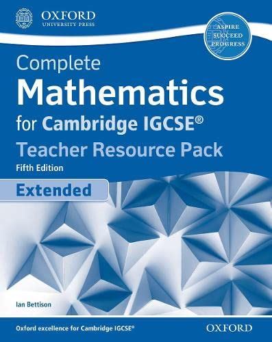 Complete Mathematics For Cambridge Igcse® Teacher Resource Pack Extended Core And Extended