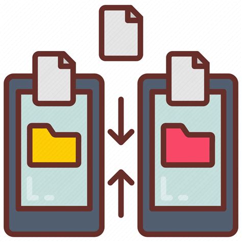 copy data duplication cloning migrate files sending icon