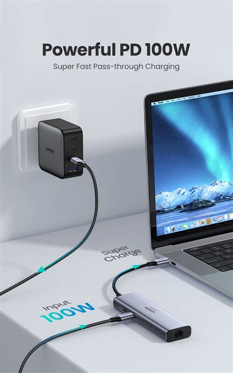 Ugreen Usb C Multifunction Adapter With Ethernet Interface Msy Com Au