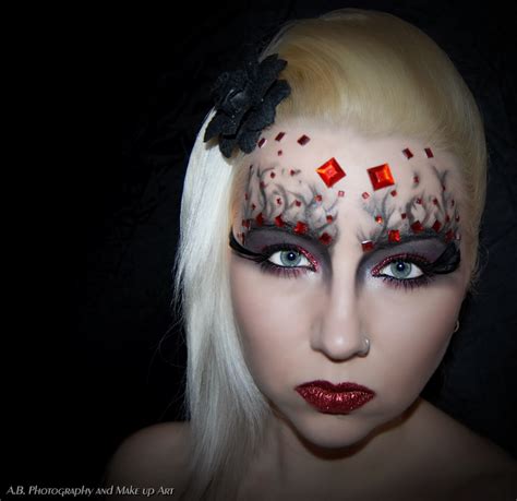 Ab Photography And Make Up Art Strass Federn Und Masken