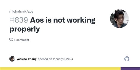 Aos Is Not Working Properly Issue Michalsnik Aos GitHub
