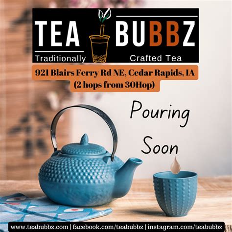 Tea Bubbz Announcement Opening Soon Tea Bubbz Boba