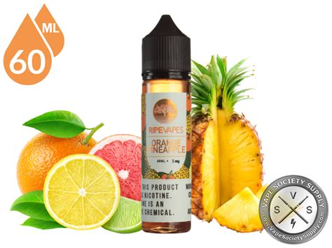 Orange Pineapple Ripe Vapes E Liquid 60ml
