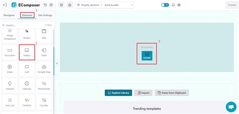 how to add sections to pages in shopify store ecomposer