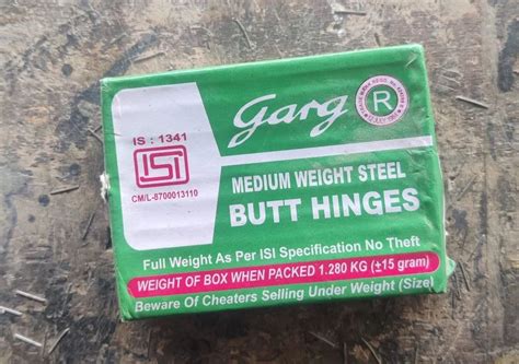 Garg Stainless Steel Butt Hinge Size 4 Inch Polished At ₹ 30piece