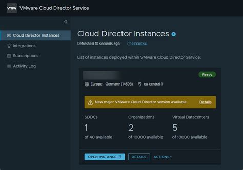 Proces Usuwania Instancji Vmware Cloud Director Service Przygody Z