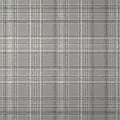 Goodhome Falcata Beige Fabric Effect Checked Smooth Wallpaper Sample