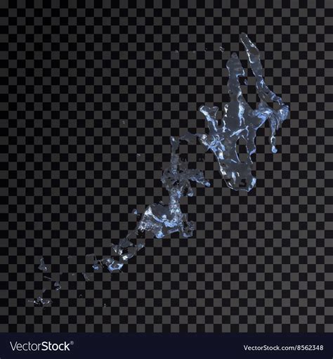 Water Splash Transparency Royalty Free Vector Image