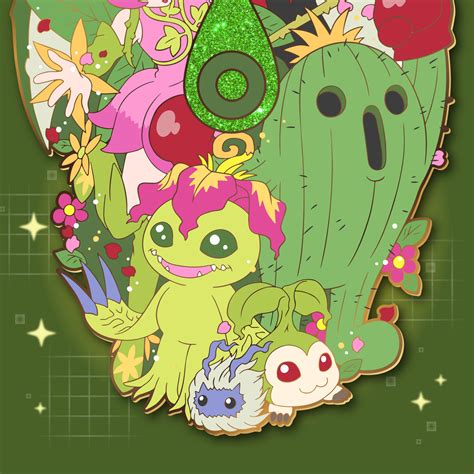 [preorder] Palmon Digivolution Digivolution Extra Enamel Pin Shinnoyume