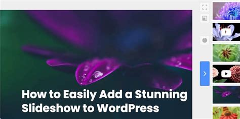 How To Easily Add A Stunning Slideshow To Wordpress