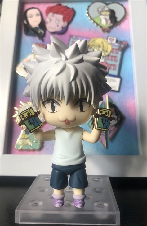 Killua Nendo Holding Some Chocolate Robots R Hunterxhunter