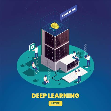 machine deep learning composition 21837898 vector art at vecteezy