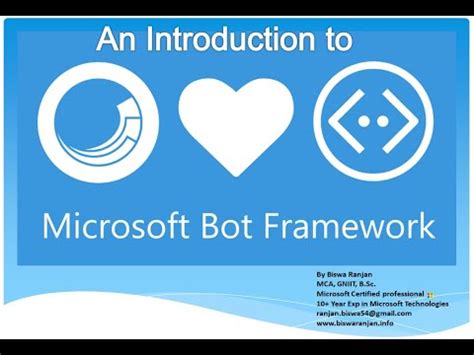 An Introduction To Microsoft Bot Framework YouTube