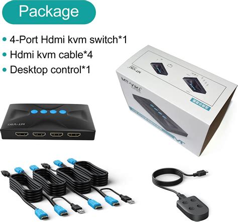Mt Viki Kvm Switch 4 Port Hdmi Kvm Switch For 4 Nepal Ubuy
