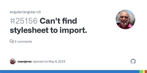 Cant Find Stylesheet To Import · Issue 25156 · Angularangular Cli