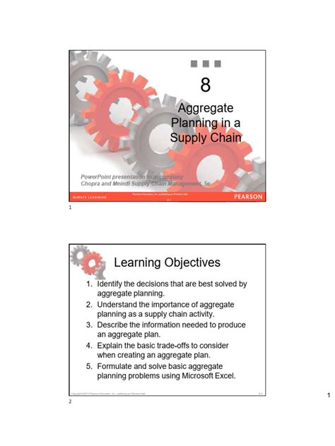 3 Aggregate Plan Ch8 Chopra Pdf Inventory Supply Chain