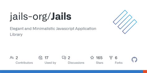 GitHub Jails Org Jails Elegant And Minimalistic Javascript Application Library