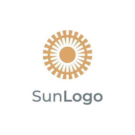 Premium Vector Abstract Sun Vector Logo Design Template