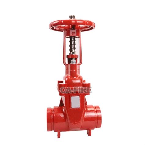 China Cheap CA FIRE Groove Gate Valve Manufacturers Suppliers Factory Customized Service