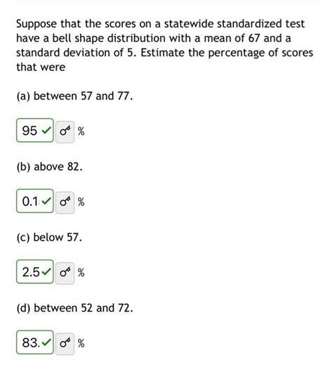 solved suppose that the scores on a statewide standardized