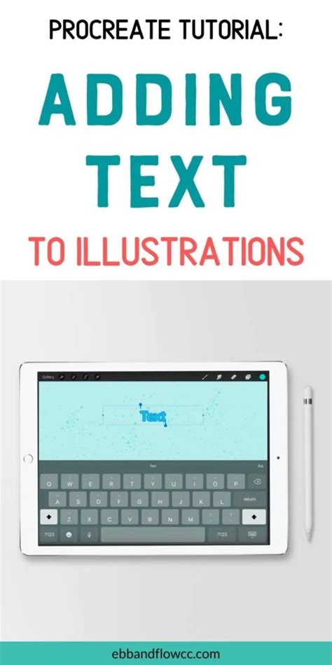 How To Add Text In Procreate Ebb And Flow Creative Co