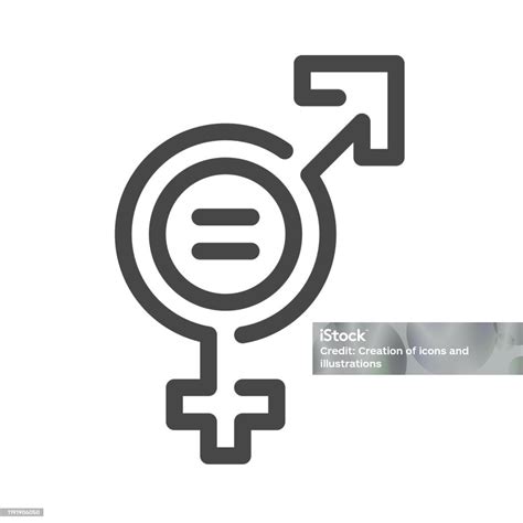 남녀 평등 색상 아이콘입니다 여성의 권리 기업의 사회적 책임 지속 가능한 개발 목표 Sdg 색상 기호입니다 광고 웹 모바일 앱용 픽토그램 Ui Ux 디자인 요소 0명에 대한