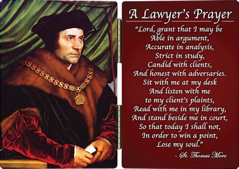 St Thomas More A Lawyers Prayer Arched Diptych Catholic To The Max