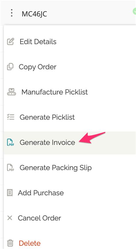 Generate A Printable Invoice Craftybase Knowledge Base