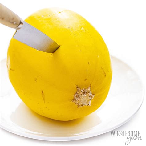 Microwave Spaghetti Squash Fast And Easy Wholesome Yum