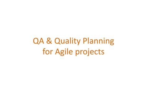 Testing Strategy For Agile Projects Updated Pptx
