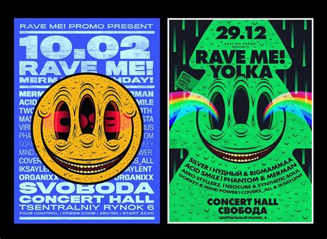 Rave Me Promo 17 18 On Behance Graphic Design Posters Event Poster Design Rave