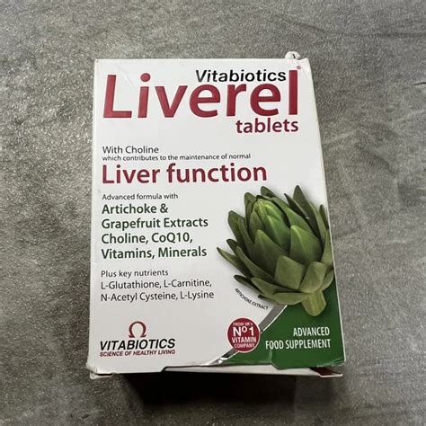 Vitabiotics Liverel 60 Tablets Maintain Liver Function £12 89 Picclick Uk