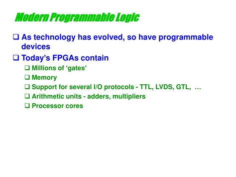 Ppt Reconfigurable Computing Fpga Structures Powerpoint Presentation Id4406695