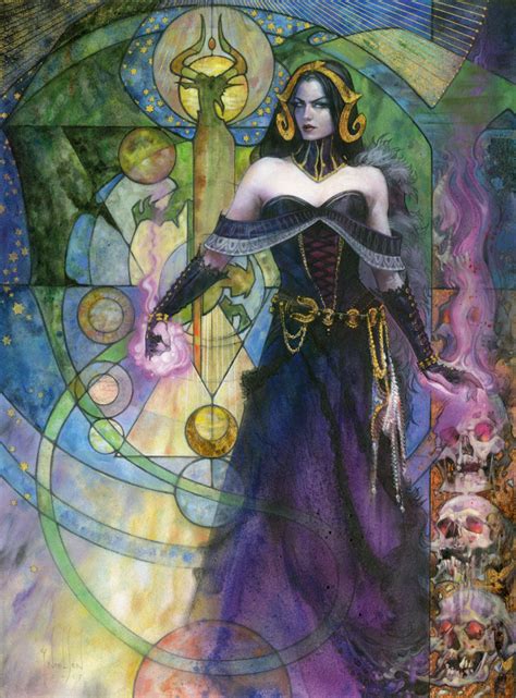 Liliana Of The Veil Altered Art