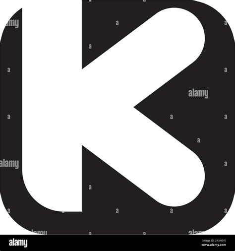 K Letter K Logo Design And Vector Stock Vector Image And Art Alamy