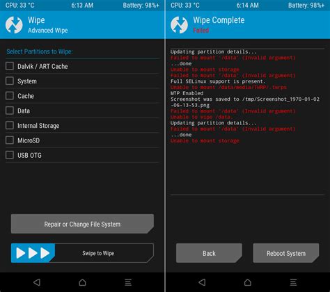 6 0 marshmallow does twrp recovery support encrypted data partition